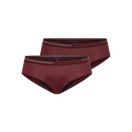 Periodenslip Dorina "Period Panties", Damen, Gr. L, burgundy, Obermaterial: 85% Polyamid, 15% Elasthan, k&ouml;rpernah, Unterhosen, f&uuml;r leichte bis mittlere Menstruationstage