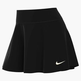 Tennisrock Nike "W NK ONE DF HR SKIRT CPSL SPD", Damen, Gr. L, schwarz, wei&szlig;, Obermaterial: 80% Polyester, 20% Elasthan, R&ouml;cke