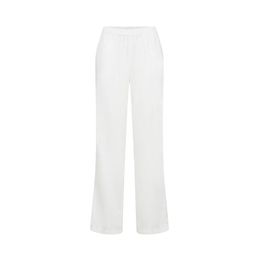 Chinohose Levete Room "Levete Room Trouser LR-NAJA", Damen, Gr. L, Normalgr&ouml;&szlig;en, 1000 wei&szlig;, Obermaterial: 55% Leinen, 45% Baumwolle, Hosen Chinohose