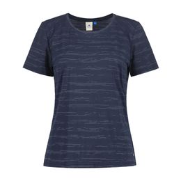 Funktionsshirt Luhta "Luhta T-shirt Karisto", Damen, Gr. L, dunkel blau, Stoff, 86% Polyamid, 12% Elasthan, 2% Polyester, normal, Rundhals, Shirts Funktionsshirt