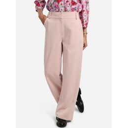 Chinohose LIBERT&Eacute; ESSENTIEL "Libert&eacute; Essentiel Trouser FREDDY", Damen, Gr. L, Normalgr&ouml;&szlig;en, rose, Obermaterial: 65% Viskose, 30% Polyester, 5% Elasthan, Hosen Chinohose