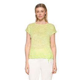 Kurzarmshirt Betty Barclay "Damen mit Tunnelzug", Damen, Gr. 36, sharp gr&uuml;n, Jersey, Obermaterial: 65% Polyester, 35% Baumwolle, figurumspielend normal, V-Ausschnitt, Shirts