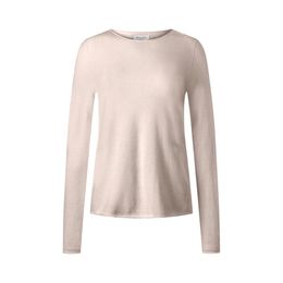 Strickpullover Maerz Muenchen "Maerz Muenchen 375200 Strickpullover Damen Bekleidung", Damen, Gr. 44, beige, 100% Wolle, Rundhals, Pullover Strickpullover