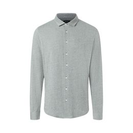 Langarmhemd Maerz Muenchen "Maerz Muenchen 742901 Langarmhemd Herren Bekleidung", Herren, Gr. 37/38, EURO-Gr&ouml;&szlig;en, grau (gruen), 100% Baumwolle, Hemden