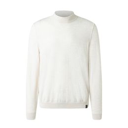 Strickpullover Maerz Muenchen "Maerz Muenchen 420300 Strickpullover Herren Bekleidung", Herren, Gr. 48, wei&szlig;, 100% Wolle, Pullover Strickpullover