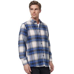 Langarmhemd Rusty Neal, Herren, Gr. L, EURO-Gr&ouml;&szlig;en, bunt (mehrfarbig), 65% Polyacryl, 20% Polyester, 15% Baumwolle, kariert, Hemden, im trendigen Holzf&auml;ller-Look