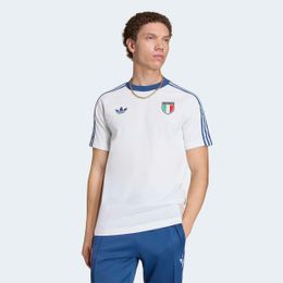 T-Shirt adidas Performance "FIGC OG TEE", Herren, Gr. 3XL, crystal wei&szlig;, Obermaterial: 52% Baumwolle, 48% Polyester, Rundhals, Shirts T-Shirt