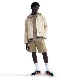 Shorts Nike Sportswear "M NK CLUB BB CARGO SHORT", Herren, Gr. L, N-Gr, parachute beige, parachute beige, wei&szlig;, Obermaterial: 80% Baumwolle, 20% Polyester, Hosen Shorts, aus Baumwolle und Polyester, mit angerautem Fleece, Standardpassform