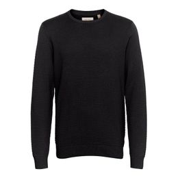 Strickfleece-Pullover Blend "Strickpullover BHRedhill", Herren, Gr. L, schwarz, Obermaterial: 100% Baumwolle CO., Pullover