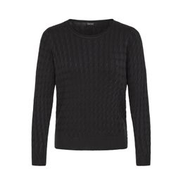 Rollkragenpullover oxmo "Rollkragenpullover OXSisse", Damen, Gr. M, schwarz, Obermaterial: 70% Viskose CV. 30% Nylon NY., Pullover Rollkragenpullover