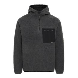 Kapuzenpullover 11 Project "Hoodie PRRone", Herren, Gr. L, grau (forged iron), Obermaterial: 100% Polyester PES., Sweatshirts Kapuzenpullover