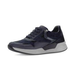 Sneaker Gabor "Sneaker low", Damen, Gr. 35,5, blau, Schuhe Sneaker