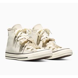 Sneaker Converse "CHUCK TAYLOR ALL STAR PEACHED CANVAS", Damen, Gr. 36, beige (sage smoke, egret, schwarz), Synthetik, Schuhe Sneaker
