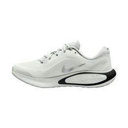 Laufschuh Nike "Journey Run", Herren, Gr. 41, summit wei&szlig;, metallic silber, schwarz, wei&szlig;, Synthetik, Textil, Schuhe Laufschuh
