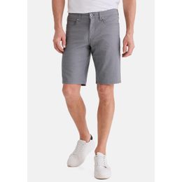 Bermudas Stooker Men "5-Pkt Style Summer Denim Bermudas", Herren, Gr. 32, grau structure aop, Denim/Jeans, 99% Baumwolle, 1% Elasthan, gerade kurz, Hosen Bermudas, Sommer Straight Fit Casual Stretchdenim f&uuml;r Herren