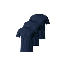 Kurzarmhemd TEESHOPPEN "TEESHOPPEN T-shirt Basic T", Herren, Gr. L, Normalgr&ouml;&szlig;en, navy, Obermaterial: 100% Baumwolle, Hemden