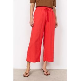 Schlupfhose soyaconcept "SC-INA 12-C", Damen, Gr. S (36), N-Gr, bittersweet, Web, Obermaterial: 55% Leinen, 45% Viskose, unifarben, kn&ouml;chelfrei, Hosen Schlupfhose, Viskosemischung mit Leinen
