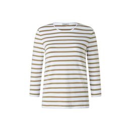 Langarmshirt Maerz Muenchen "Maerz Muenchen 119101 Langarmshirt Damen Bekleidung", Damen, Gr. 36, beige (gruen), 95% Baumwolle, 5% Elasthan, Shirts Langarmshirt