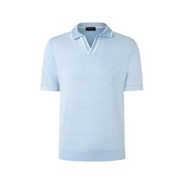 Maerz Muenchen Herren Poloshirt "Maerz Muenchen 452101 Poloshirt Herren Bekleidung"blau, Gr. 54, 100% Baumwolle, Shirts