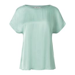 Kurzarmbluse Maerz Muenchen "Maerz Muenchen 129800 Kurzarmbluse Damen Bekleidung", Damen, Gr. 36, gruen, 50% Viskose, 50% Baumwolle, Blusen