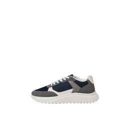 Jack & Jones Sneaker JACK & JONES "JFWASPIRE", Herren, Gr. 41, castlerock, Synthetik, kontrastfarbene Details, Schuhe Sneaker, Plateausneaker, Schn&uuml;rschuh, Freizeitsneaker mit leichter Laufsohle