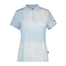 Poloshirt Rukka "Rukka Polo shirt Varkaus", Damen, Gr. 36, eisblau, Stoff, 100% Polyester, normal, Shirts