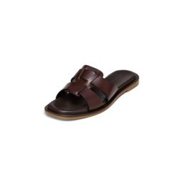 Marc O'Polo Sandale MARC O'POLO "aus hochwertigem Kalbleder", Damen, Gr. 36, burnt coffee, Obermaterial: 100% Leder, unifarben, Schuhe Sandale