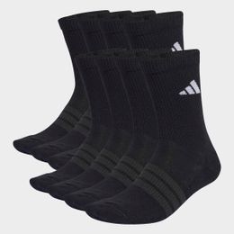 Funktionssocken adidas Performance "C ESS CRW 10PP", Damen, Gr. M (40/42), schwarz (schwarz, wei&szlig;), Obermaterial: 56% Baumwolle, 40% Polyester, 3% Elasthan, 1% Polyamid, Socken