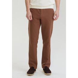 Leinenhose FELIX HARDY "Leinenhose", Herren, Gr. 32, Normalgr&ouml;&szlig;en, braun, 70% Baumwolle, 30% Leinen, Hosen