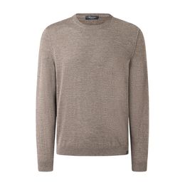 Strickpullover Maerz Muenchen "Maerz Muenchen 420500 Strickpullover Herren Bekleidung", Herren, Gr. 48, braun, 100% Wolle, Rundhals, Pullover Strickpullover