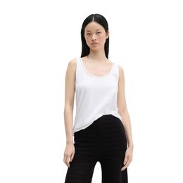 Marc O'Polo T-Shirt MARC O'POLO "mit TENCEL&trade; Modal", Damen, Gr. L, wei&szlig;, Obermaterial: 48% Modal, 48% Baumwolle, 4% Elasthan, unifarben, loose fit, Shirts T-Shirt