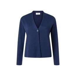 Strickjacke Maerz Muenchen "Maerz Muenchen 215800 Strickjacke Damen Bekleidung", Damen, Gr. 38, blau, 100% Wolle (Merino), Strickjacken Strickjacke