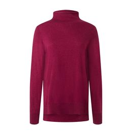 Strickpullover Maerz Muenchen "Maerz Muenchen 324500 Strickpullover Damen Bekleidung", Damen, Gr. 38, rot (bordeaux), 100% Wolle, Pullover Strickpullover