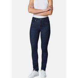 Skinny-fit-Jeans PEAK TIME "Lunara", Damen, Gr. 28, L&auml;nge 30, galactic indigo, Jeans, Material: 85% Baumwolle, 12% Polyester, 3% Elasthan, Basic, skinny fit lang, Jeans, Damen Skinny Jeans