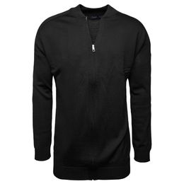 Strickjacke Maerz Muenchen "Maerz Muenchen 585690 Strickjacke Herren Bekleidung", Herren, Gr. 62, schwarz, 100% Wolle (Merino), Strickjacken Strickjacke