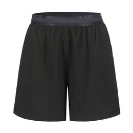 Trainingsshorts Luhta "Luhta Shorts Hila", Damen, Gr. L, Normalgr&ouml;&szlig;en, schwarz, Stoff, 97% Polyester, 3% Elasthan, Hosen
