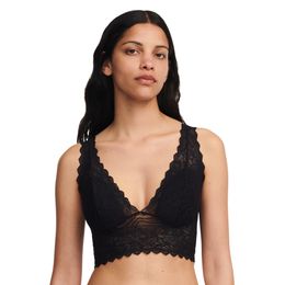 Bralette-BH Chantelle "FLORAL TOUCH", Damen, Gr. M, N-Gr, schwarz, Obermaterial: 100% Polyester, BHs, vollst&auml;ndig aus Spitze