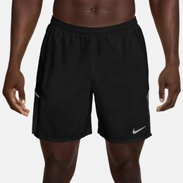 Laufshorts Nike "M NK DF MILER 7UL SHORT", Herren, Gr. XXL, N-Gr, schwarz, schwarz,, Obermaterial: 100% Polyester, Hosen, atmungsaktiv, schnell trocknend, ungef&uuml;ttert, sportlicher Stil