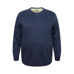 Longpullover Blend "Sweatshirt BHAlex Big & Tall", Herren, Gr. 5XL, blau (marineblaus), Obermaterial: 60% Baumwolle CO. 40% Polyester PES., Sweatshirts Longpullover