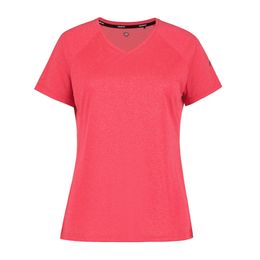 Trainingsshirt Rukka "Rukka T-shirt Magnula", Damen, Gr. 36, hellrot, Stoff, 100% Polyester, normal, Shirts