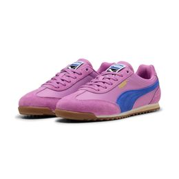 Sneaker Puma "ARIZONA NYLON", Damen, Gr. 38,5, mauve pop, royal sapphire, gum, Textil, mehrfarbig, Schuhe Sneaker, f&uuml;r vielseitige Eins&auml;tze, mit Wildleder-Overlays, sportlicher Stil
