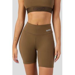 Sporthose PSD "COCOA SLD PBKR Damen", M&auml;dchen, Gr. L, Normalgr&ouml;&szlig;en, braun, 78% Polyester, 22% Elasthan, normal, Hosen Sporthose