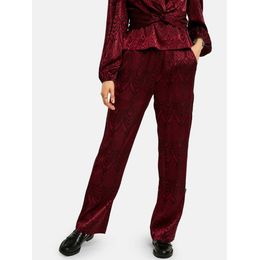 Damen Chinohose "Libert&eacute; Essentiel Trouser LALA"bordeaux, Gr. XS, LIBERT&Eacute; ESSENTIEL, Obermaterial: 97% Polyester, 3% Elasthan, Hosen