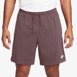Shorts Nike Sportswear "Nike Club Men's Knit Shorts", Herren, Gr. XXL, N-Gr, tattoo, wei&szlig;, Obermaterial: 100% Baumwolle, Hosen Shorts, atmungsaktives Material, relaxte Passform, mit Eingrifftaschen