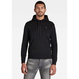 G-Star Raw Kapuzensweatshirt G-STAR "Premium Hoody", Herren, Gr. S (44/46), schwarz, Sweatware, Obermaterial: 55% Baumwolle, 45% Polyester, unifarben, normal, B&uuml;ndchen, Sweatshirts