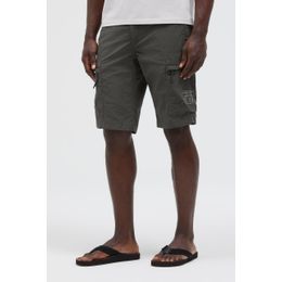 Cargoshorts CMPD, Herren, Gr. L, Normalgr&ouml;&szlig;en, pure anthra, Web, Material: 71% Polyamid, 29% Polyester, bedruckt, regular fit knielang, Hosen, mit Ges&auml;&szlig;taschen