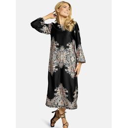 Jerseykleid LIBERT&Eacute; ESSENTIEL "Libert&eacute; Essentiel Dress WENNISE", Damen, Gr. S, Normalgr&ouml;&szlig;en, schwarz paisley, Obermaterial: 100% Polyester, Kleider Jerseykleid