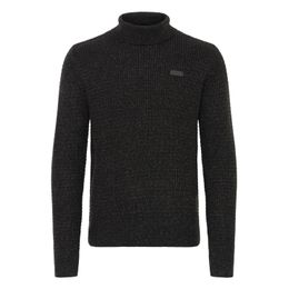 Rollkragenpullover Blend "Rollkragenpullover BHPatta", Herren, Gr. L, grau (charcoal mix), Obermaterial: 100% Polyacryl PAN., Pullover Rollkragenpullover