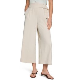 Culotte Zero "Damen mit weitem Bein", Damen, Gr. 34, Normalgr&ouml;&szlig;en, french oak, Obermaterial: 100% Polyester, figurbetont 7/8-L&auml;nge, Hosen Culotte, Schnallen