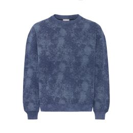 !Solid Longpullover SOLID "Sweater SDUtkins", Herren, Gr. M, blau (naval academy), Obermaterial: 100% Baumwolle CO., Pullover Longpullover
